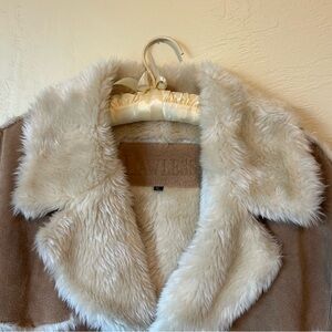 LAWLESS | Jackets & Coats | Vintage Leather Cowboy Coat With Faux Fur ...